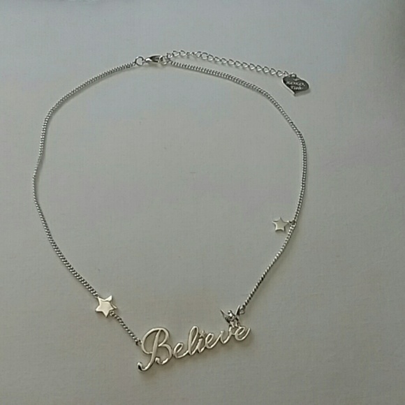 Disney | Jewelry | Disney Tinker Bell Believe Name Plate Nwot | Poshmark